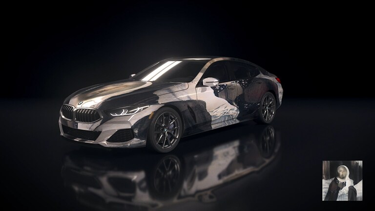 Artificial intelligence: The BMW 8 series becomes digital art | BMW.com