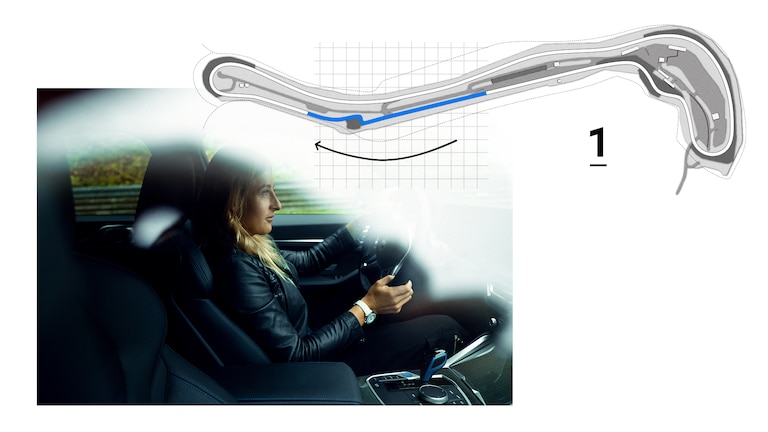 Electric sports car: the BMW i4 M50 in action | BMW.com