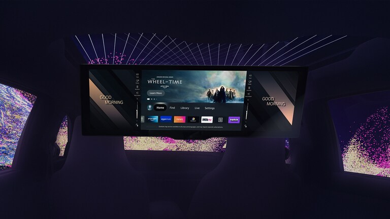 BMW at CES 2022. Your private cinema in the rear seat