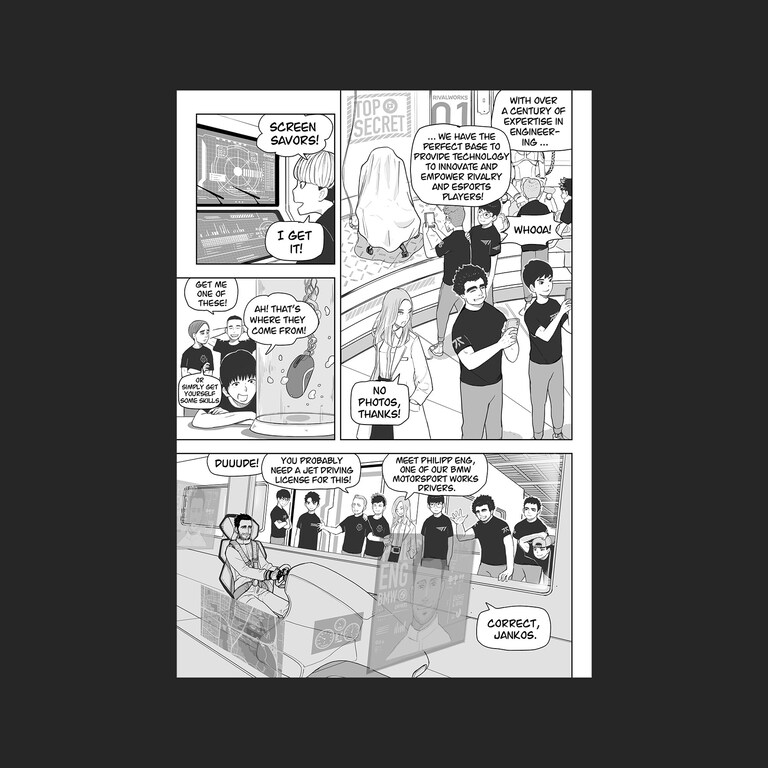 Heroes of Rivalry — All BMW Esports teams. One epic manga | BMW.com