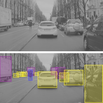 Data processing automated Vehicles